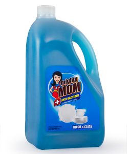 Mighty Mom Anti-Bacterial Dishwashing Liquid Fresh & Clean 1 Gallon ...